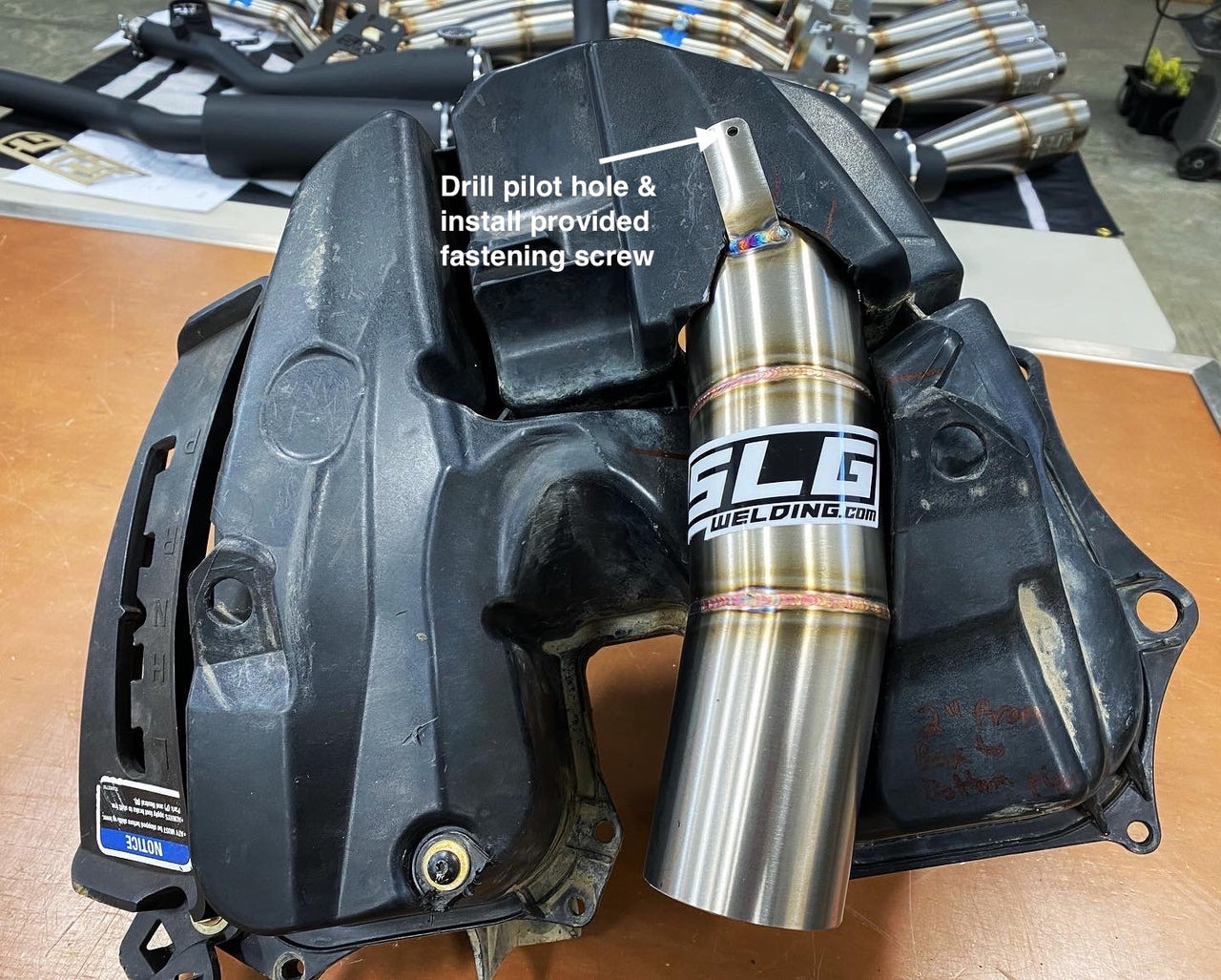 SLG Big Shot Intake/Snorkel DIY Kit For 2012-2024 G2 CanAm Renegade 57
